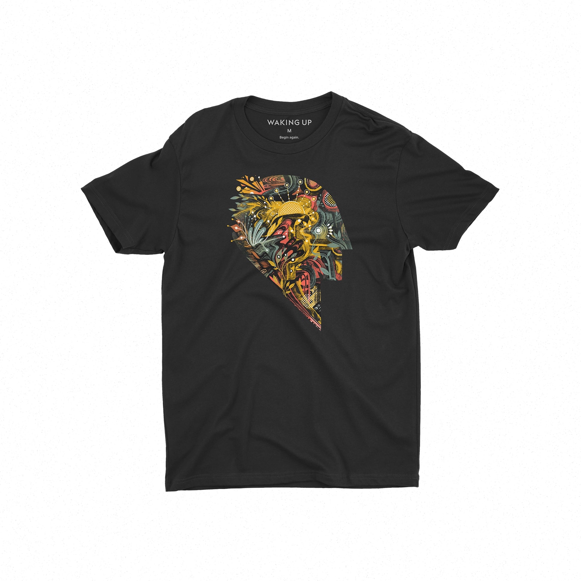 Fire Head T Shirt Limited Edition Artist Series The Waking Up Shop