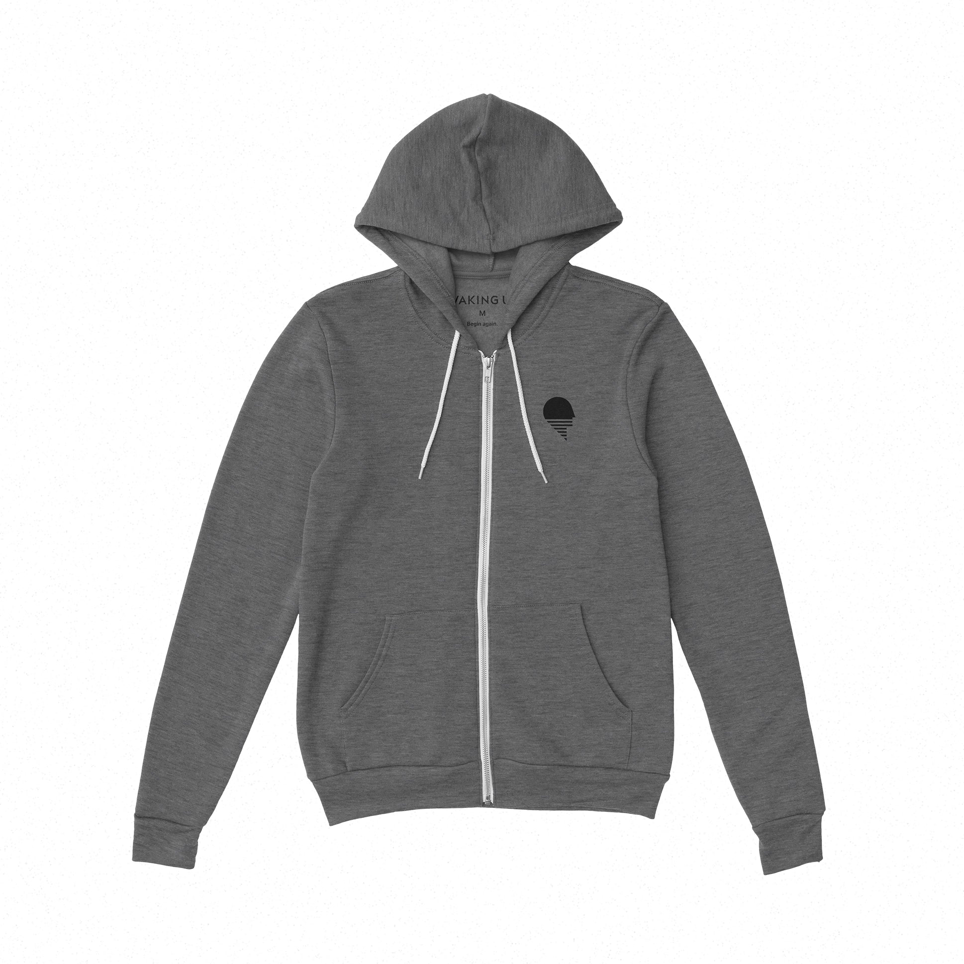 Stripe Head Hoodie - Grey – The Waking Up Shop